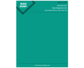 Hotel Letterhead Template | Letterhead Templates | DesignRiver