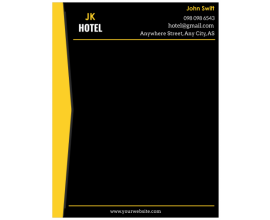 Hotel Letterhead Template | Letterhead Templates | DesignRiver
