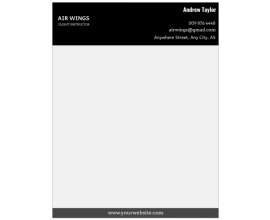 Hotel Letterhead Template | Letterhead Templates | DesignRiver