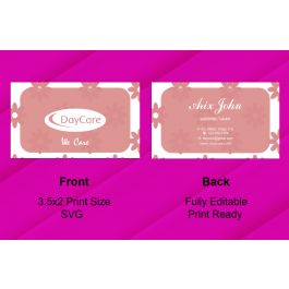 Day Care Business Card