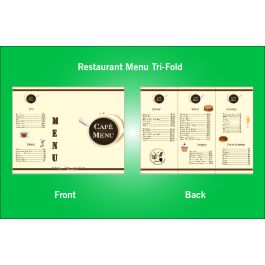 Café Menu Design Template | Restaurant Café Menu Design