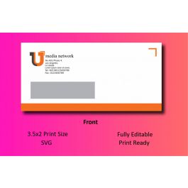 Media Network Envelope Template | DesignRiver