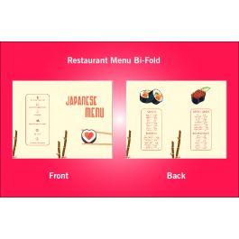 Japanese Menu Design Template | Food Menu Design Template
