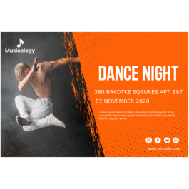 Dance Night Banner Template | Dance Banner Design Temples