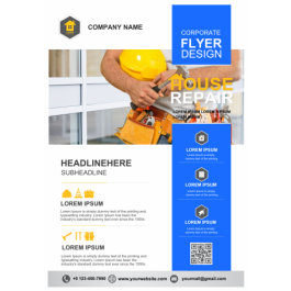 Construction Tools Cover Flyer