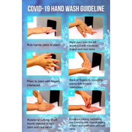 Covid Handwash Guideline Poster