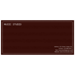 Music Studio Envelope
