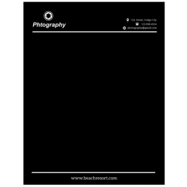 Photography Letterhead