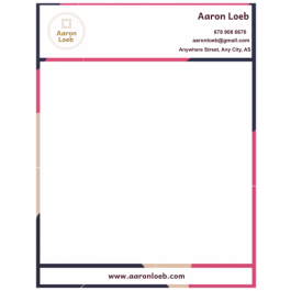 Aaron Loeb Letterhead