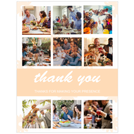 Thank You Photo Collage (8.5x11)