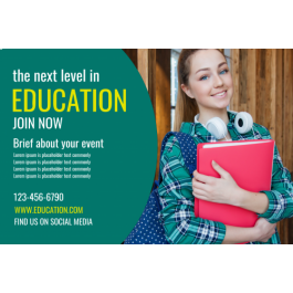 Education Fair Banner Template | DesignRiver