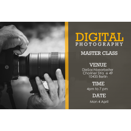 Photography Banner Design Template | DesignRiver