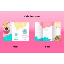 Opening Cafe Brochure | Printable Opening Cafe Brochure
