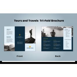 Adventure Tour Brochure | Tourist Brochure Template | DesignRiver
